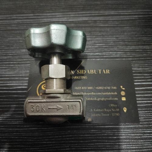 Jual Needle Valve Fujikin 1/4 in NPT 30K - Jakarta Barat - Santa Teknik ...
