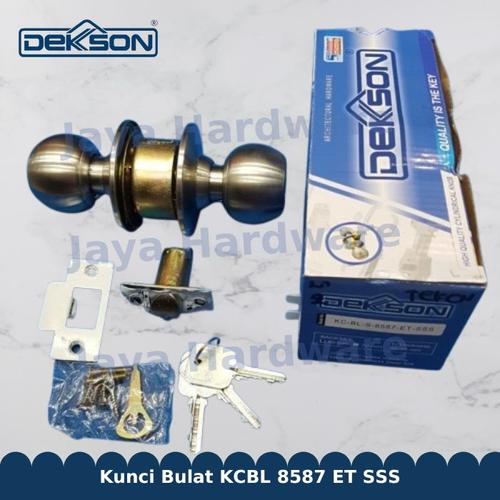 Jual Kunci Bulat Pintu Dekson KCBL 8587 ET SSS Handle Knob - Kota ...