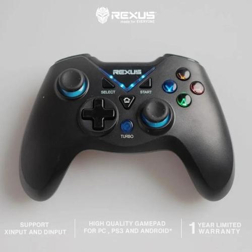 Jual REXUS PRO WIRELESS GAMEPAD GX100 TURBO MODE GAME PAD CONTROLLER ...