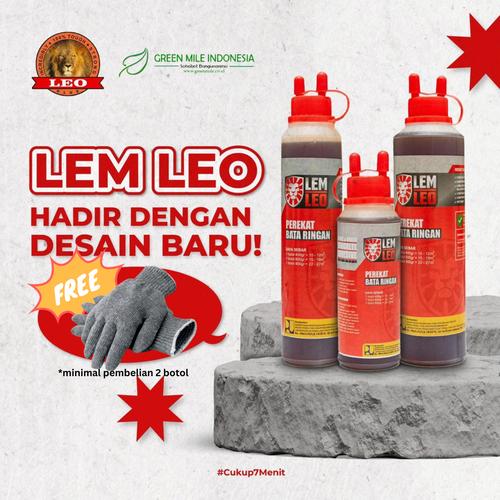 Jual Perekat / Lem Mortar / Lem Bata Ringan / Lem Hebel Lem Leo 900gr ...