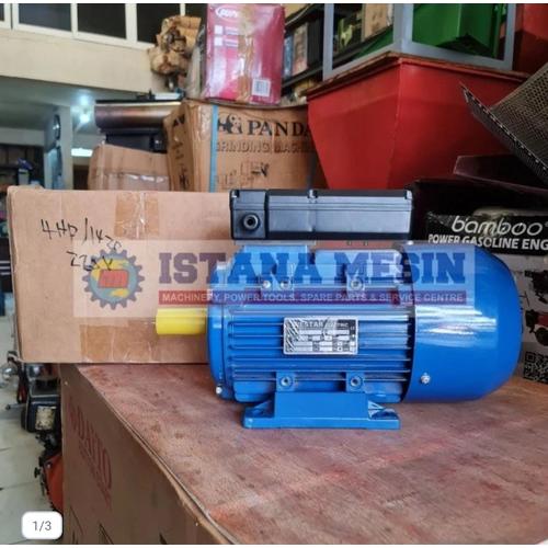 Jual MESIN PENGGERAK DINAMO ELECTRO MOTOR LISTRIK 3.7KW 5HP 1450RPM 1PHASE - Kota Medan - ISTANA ...