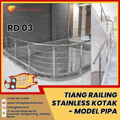 Jual Tiang Railing Tangga Stainless RD 03 - 201 - Jakarta Barat - Mitra Railing Stainless ...