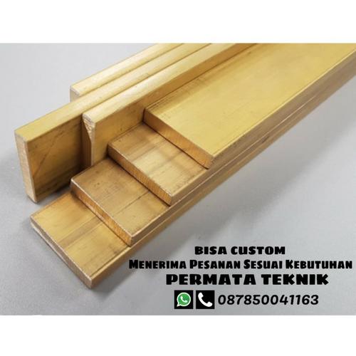 Jual Plat Strip Kuningan 8mm x 60mm x 1000mm - plat kuningan batangan ...