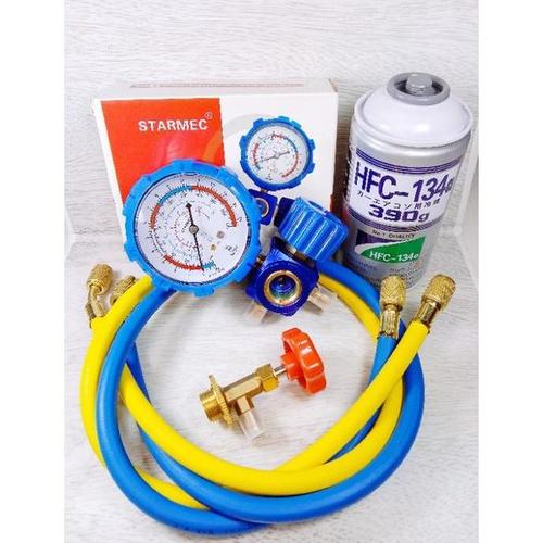 Jual NEW PRODUCT Paket Freon kulkas R134A manifold singgle sighlas ...