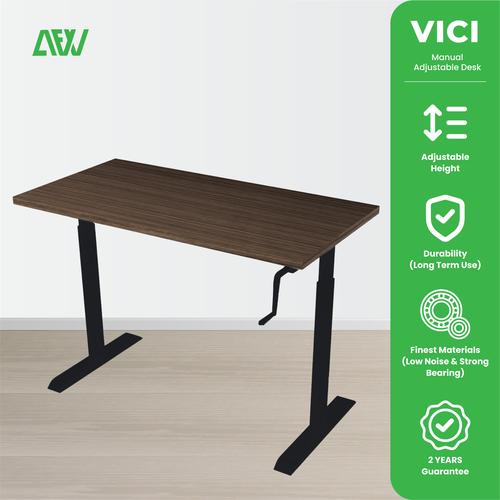 Promo Kaki Meja Adjustable Gaming Manual Hand VICI AFW Kayu Furniture ...