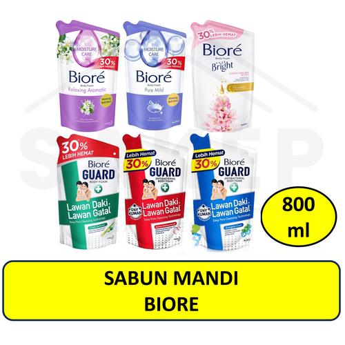 Promo Biore Sabun Mandi Cair refill 800 ml GUARD MOISTURE CARE Body ...