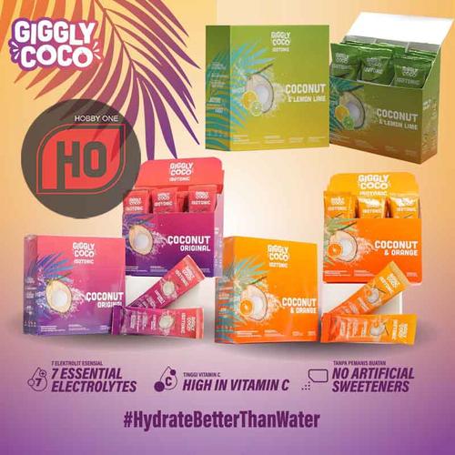 Promo Giggly Coco Isotonic Powder Coconut - Vitamin C Pengganti Ion ...