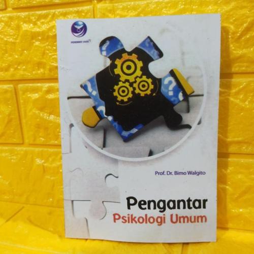Jual Pengantar Psikologi Umum By Prof. Dr. Bimo Walgito - Jakarta Barat - MIRAE MATE | Tokopedia