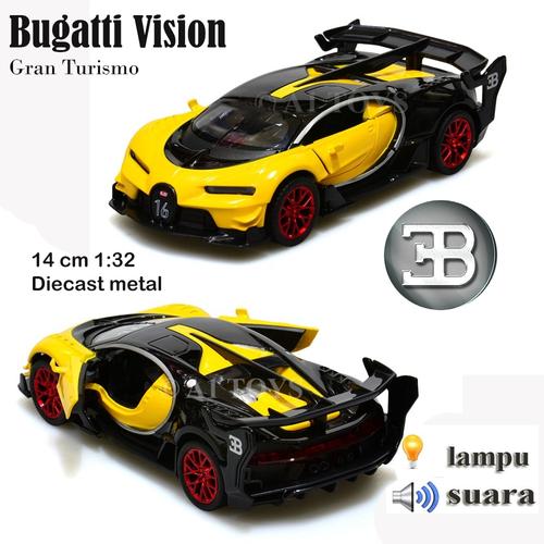 Promo Miniatur diecast mobil Bugatti Divo merah 14 cm 1:32 - turismo ...