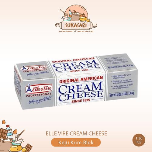 Jual Elle Vire US cream cheese 1,36 KG / Elle&Vire EV Ellevire keju ...