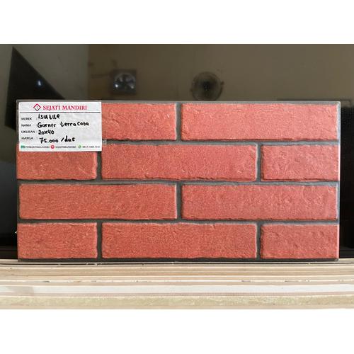 Jual keramik 20x40 - motif batu alam - asia tile garner terracotta ...