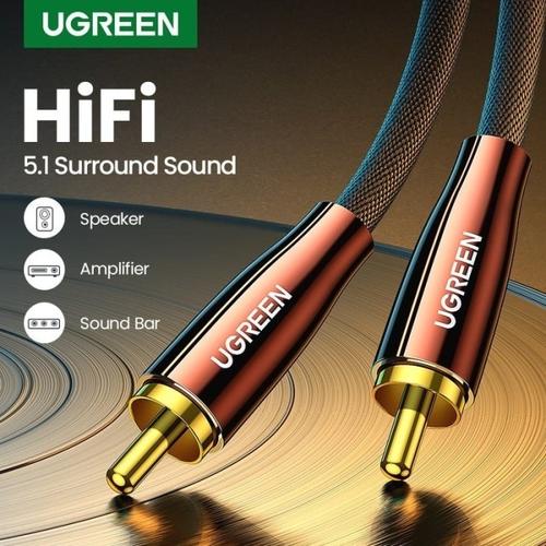 Jual Ugreen HIFI RCA Coaxial Cable Copper Case Braid 1m - 70684 - 1M ...