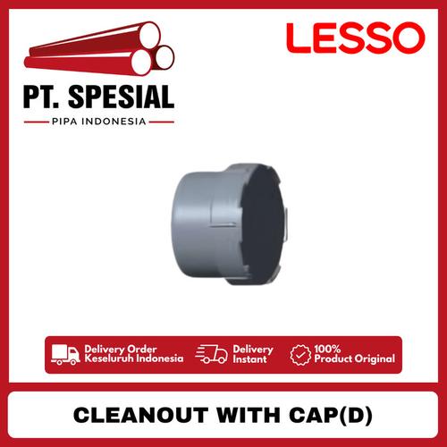 Jual Clean Out With Cap D 4 Inch PVC Lesso/Clean Out D 4" /Tutup Pipa ...