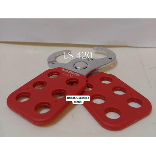 Jual LOTOTO L420 Safety Loto Lockout Tagout Steel Hasp - L420 - Jakarta ...