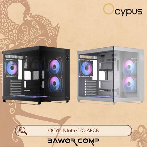 Jual OCYPUS Iota C70 ARGB A Panoramic Display Mid Tower Free 6 ARGB ...