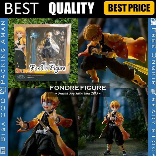 Jual TT - FIGMA ZENITSU AGATSUMA 522-DX EDITION 522DX DEMON SLAYER KIMETSU NO YAIBA ACTION ...