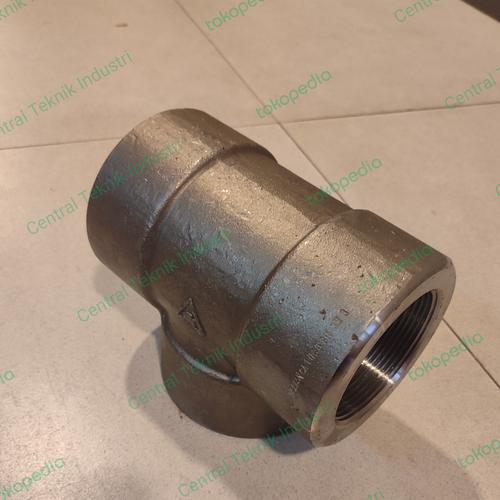 Jual Tee Besi 3" inch Carbon Steel Class 3000 Koneksi Drat NPT ...