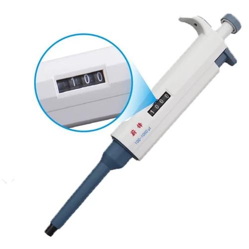 Jual 10-100 uL Adjustable Micropipette With Pipette Tip/Mikro pipet ...