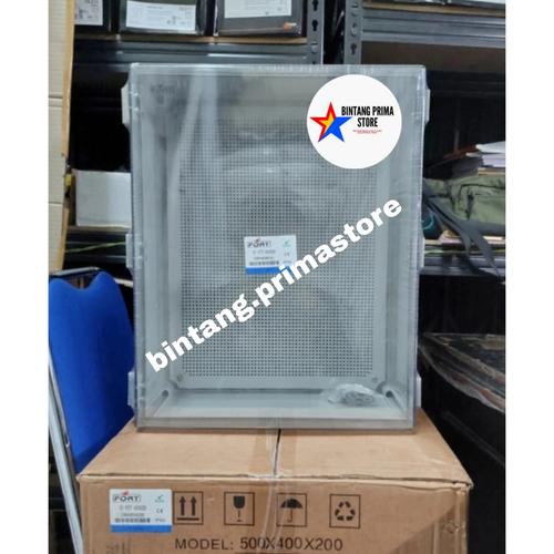 Jual Box Panel Transparan 50x40x20 / Junction Box Cover Transparant ...
