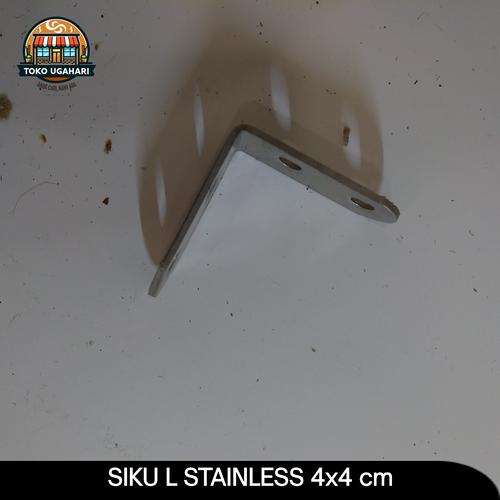 Jual Siku L Stainless Steel 4x4 cm Penyangga Papan Rak - Kota Denpasar ...