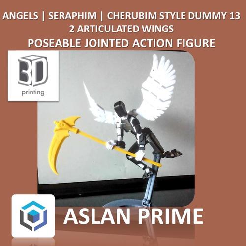 Jual DUMMY 13 TITAN 13 T13 ANGELS SERAPHIM CHERUBIM 2 ARTICULATED WINGS ...