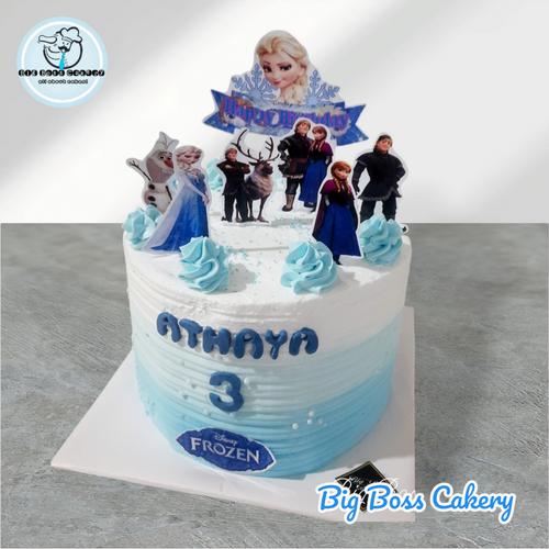 Jual BigBossCakery FROZEN BIRTHDAY CAKE ULTAH ANAK ELSA ANNA DISNEY ...