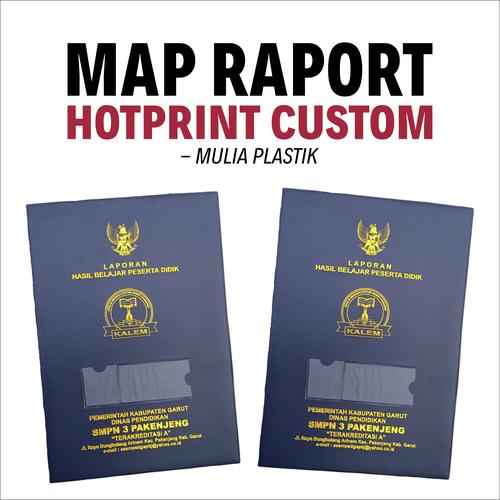 Jual MULIA PLASTIK | Map Raport Isi 10 Lembar Custom Nama dan Logo ...