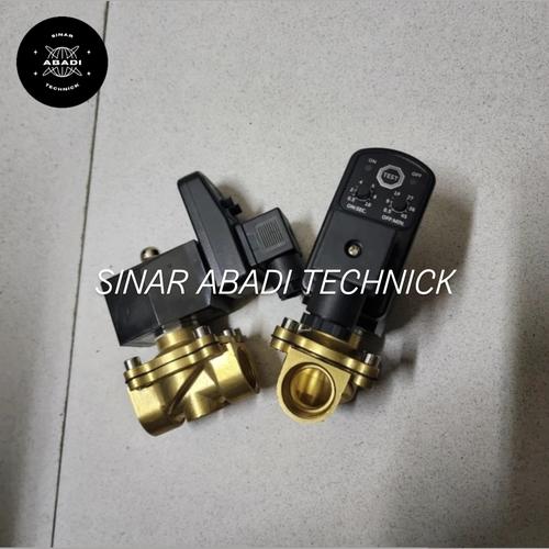 Jual SOLENOID VALVE TIMER AUTO DRAIN WATER 1/2 INCH AC 220 - 110VAC ...