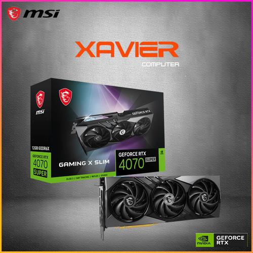 Jual VGA MSI GeForce RTX 4070 SUPER 12G GAMING X SLIM 12GB GDDR6X - Jakarta Pusat - Xavier ...
