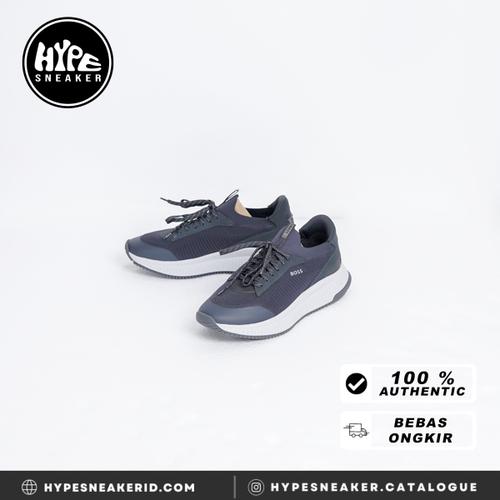 Promo Sepatu HUGO BOSS EVO GREY SNEAKER 100% ORIGINAL - 43 Cicil 0% 3x ...