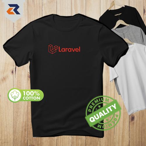 Jual Kaos Laravel Baju Distro IT Programmer Web Developer - Hitam, XL ...