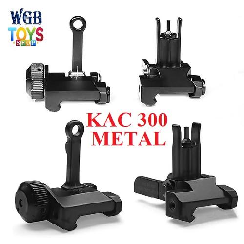 Jual Pisir Iron sight Model KAC Style MK18 Front Rear Flip Sight Set ...