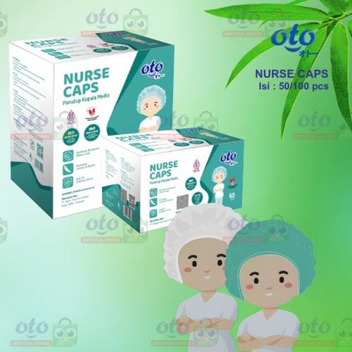 Jual OTO Nurse Caps Hair Net / Pelindung Rambut isi 100 pcs - Hijau ...