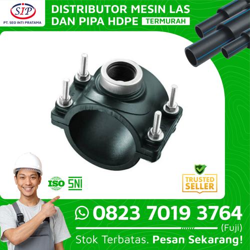 Jual Clamp saddle pipa hdpe 4" x 1 1/2" inch compression - clamp saddle ...