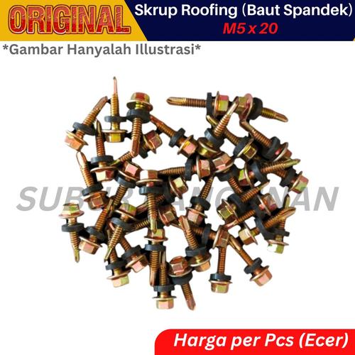 Jual Baut Roofing/ Baut Spandek/ Baut Drilling/ Skrup Spandek 2 CM ...
