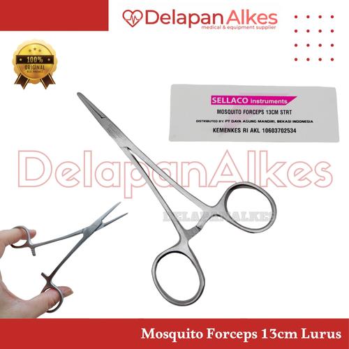 Jual Gunting Mosquito Lurus 13cm Klem Arteri Mosquito Forceps Straight ...