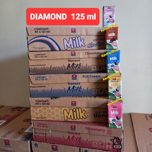 Jual DIAMOND Milk 125 ml Susu UHT 125ml Harga per Dus isi 40 - Marshmallow - Jakarta Utara ...