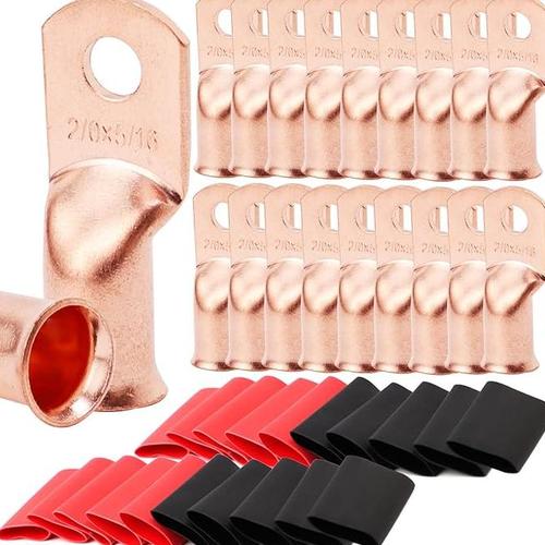 Jual Tkdmr 20Pcs 20 Awg516 Battery LugsCopper_Wire LugsHeavy Duty ...