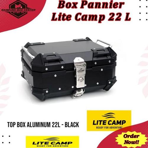 Jual Box Motor Lite Camp 22L Aluminium Box Motor Touring Pannier ...