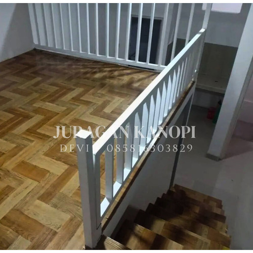 Jual mezzanine dengan railing tangga custom minimalis murah - Rangka ...