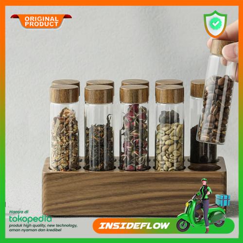 Jual Botol Kaca Mini Tabung Reaksi Sample Lab Toples Kecil Container ...