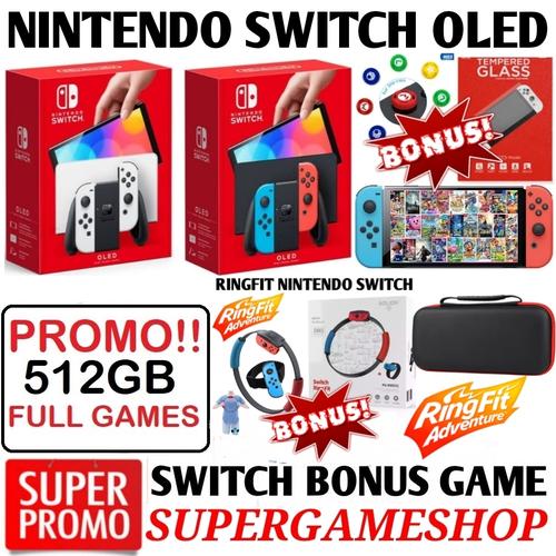 Promo Nintendo Switch OLED Console White - WHITE, 128GB Cicil 0% 3x ...