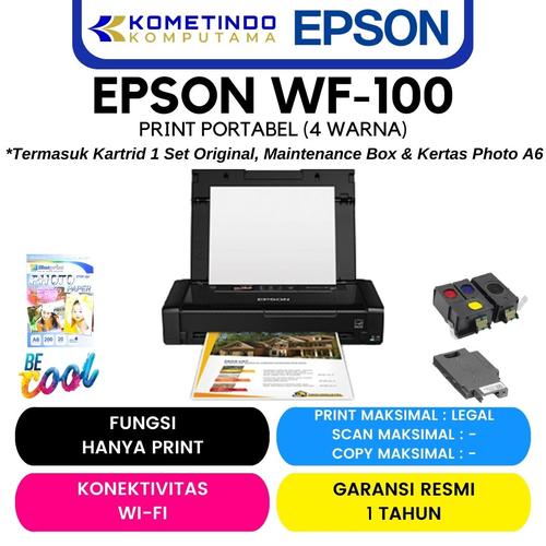 Jual WF100 (Print Only, Wi-Fi Direct) - Epson WorkForce WF-100 Wi-Fi ...