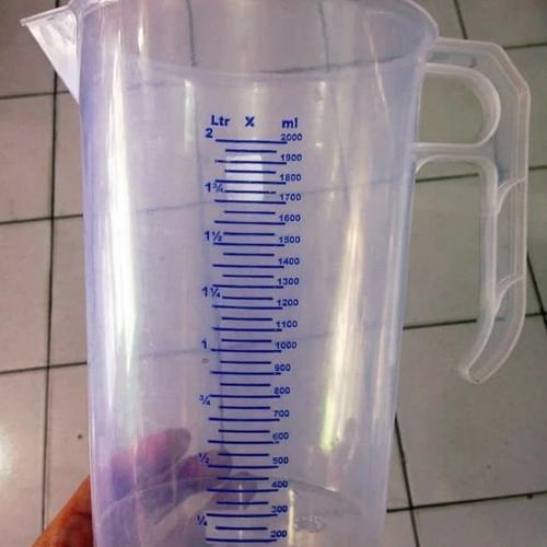Jual Gelas Ukur 2 Liter Green Leaf Tebal/Gelas Takar 2000 ml/Measuring ...