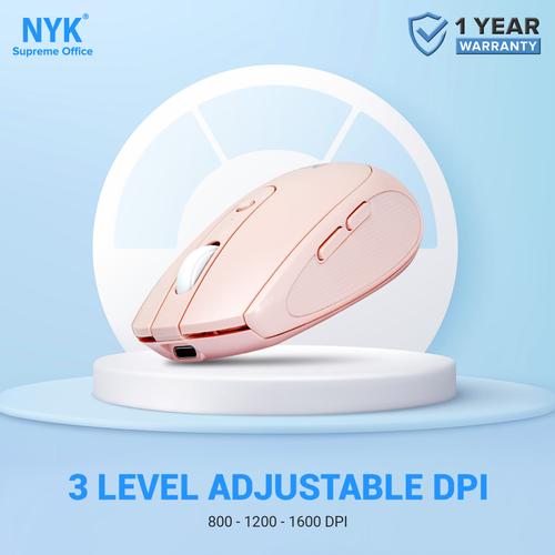 Promo Mouse NYK C75 Silent Click Dual Mode Bluetooth Wireless ...