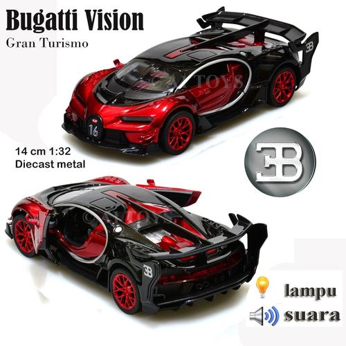 Promo Miniatur diecast mobil Bugatti Divo merah 14 cm 1:32 - turismo ...