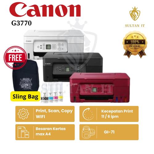 Promo Printer Canon PIXMA G3770 ALL IN ONE WIFI - Putih, Original Ink ...