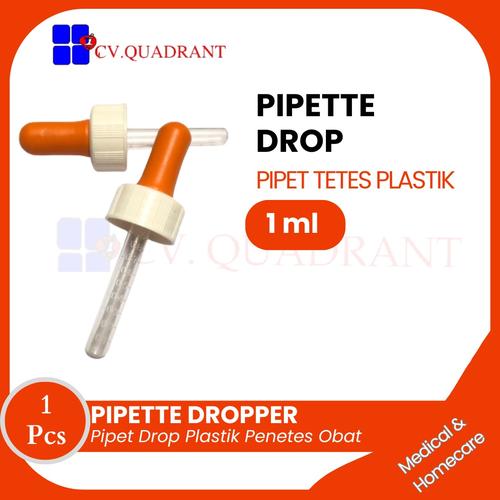 Jual Pipet Drop | Pipette Drop | Pipet Plastik | Penetes Obat 1ml ...