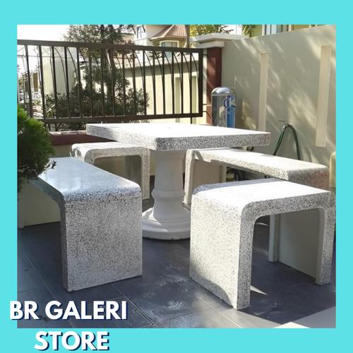 Jual Meja kursi 1 set natural teraso | meja kursi letter n - Kota Depok ...