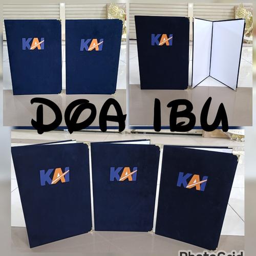 Jual map kantor map bludru upacara logo KAI(Kereta Api Indonesia) uk F4 ...